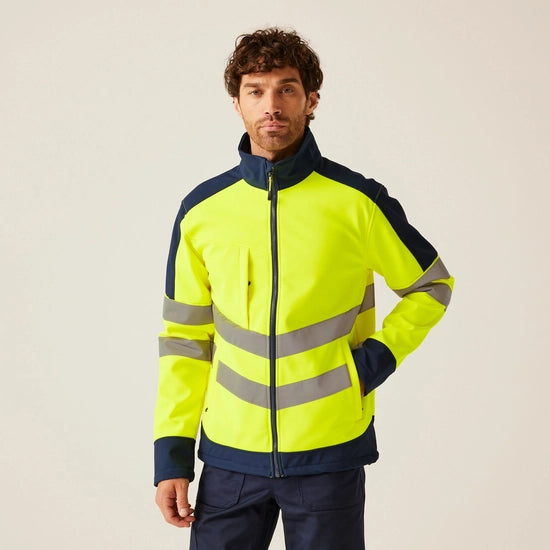 Regatta High Visibility Pro Soft Shell Jacket - TRA625 – LCS WORKWEAR